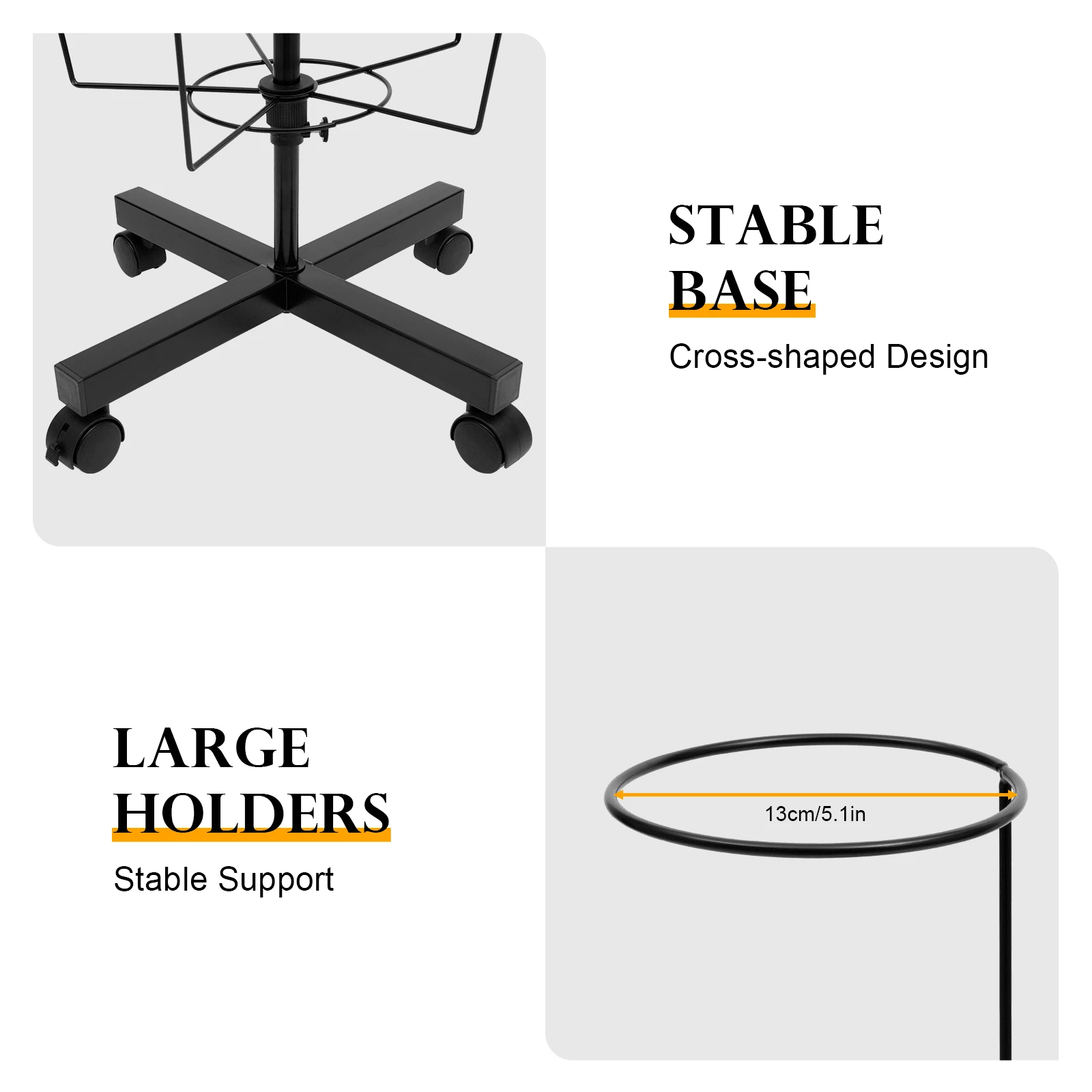 7 Tier Metal Hat Rack Hat Storage Display Trolley | SHEIN USA