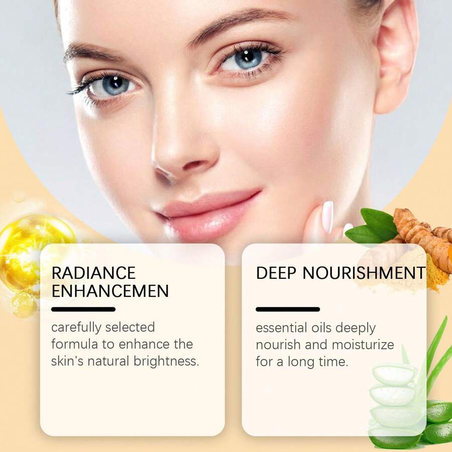 Turmeric Skin Care Essence Oil Gently Moisturizes And Tightens ...