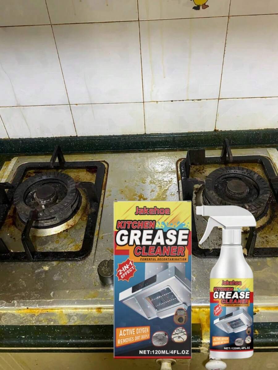120ml Kitchen Degreasing Cleaner, Heavy Duty Household Oil Stain ...