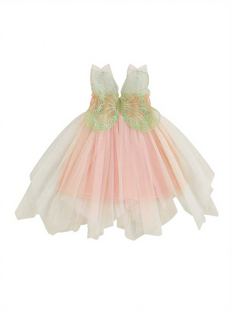Toddler Baby Girl Butterfly Wings Dress Kids Girls Tulle Butterfly Wing ...