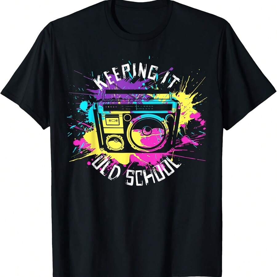 I Love The 80s Keeping It Old School 80s 90s Boombox T-Shirt | SHEIN USA