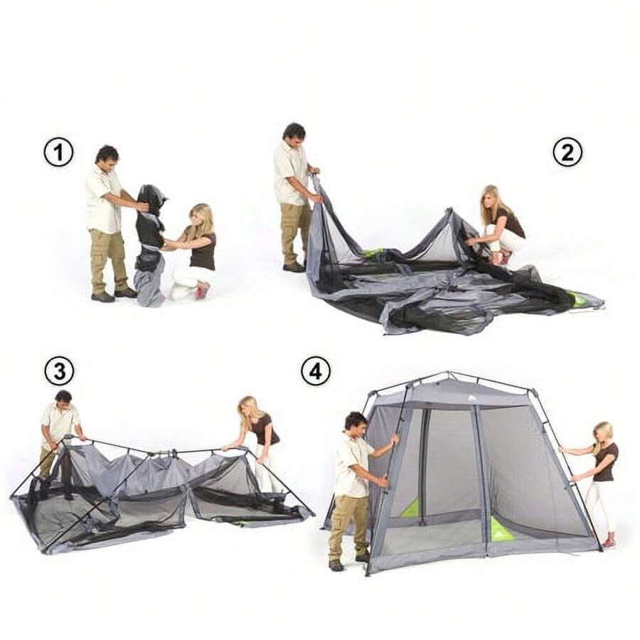 10' X 10' Quick - Setup Screen House: Transform Any Outdoor Space Into ...