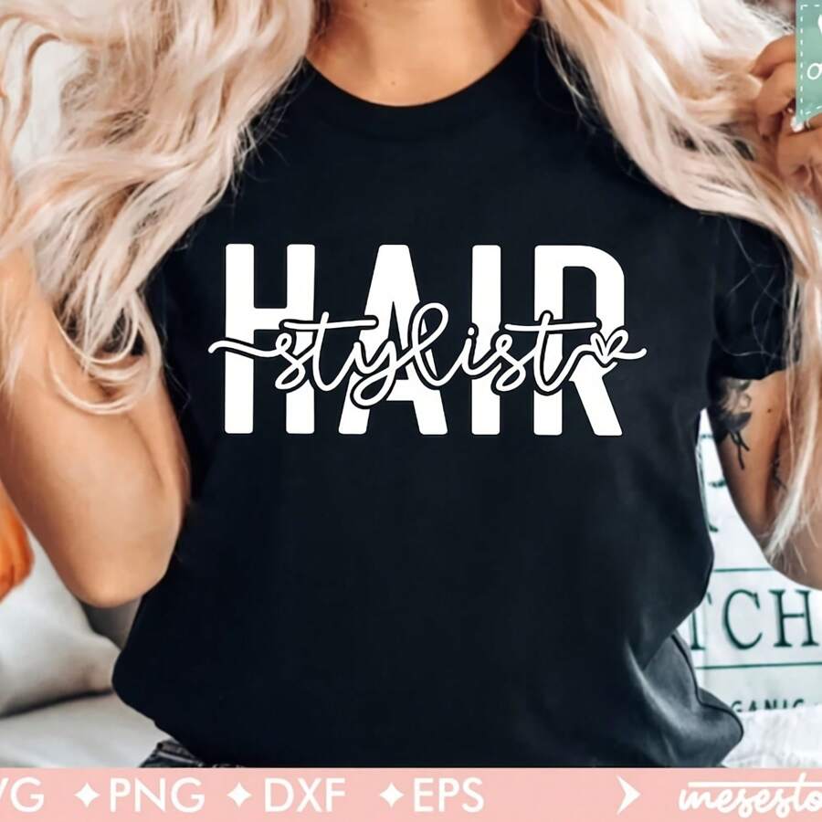 Hair Stylist Mode SVG, Hairstylist Svg, Hairdresser Svg, Hair Stylist ...