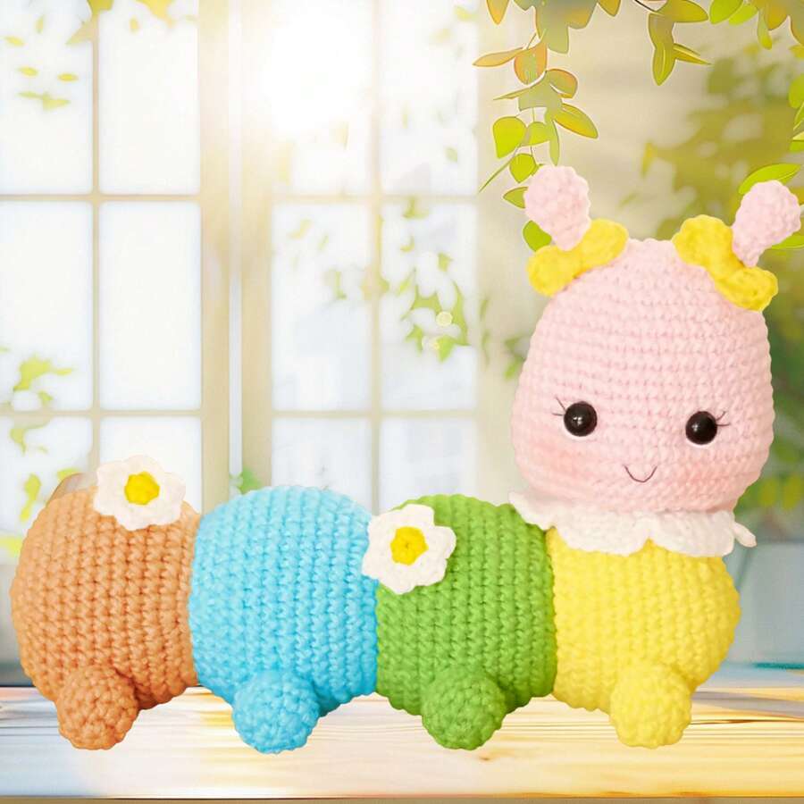 Do-it-yourself Valentinstag Raupe Häkelset für Anfänger, Amigurumi gestopfte Tiere - Geschenk ...