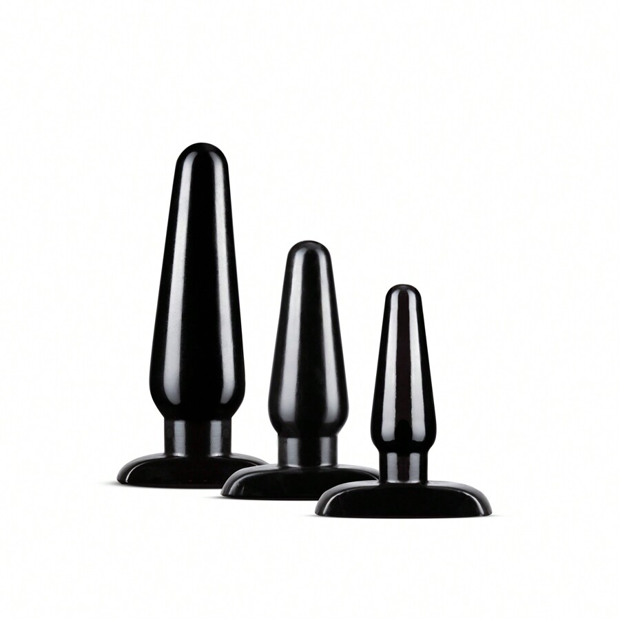 Blush Anal Adventures Basic Plug Kit Set Of 3 Butt Plugs, Sex Toy For Men, Sex Toy For Women ...