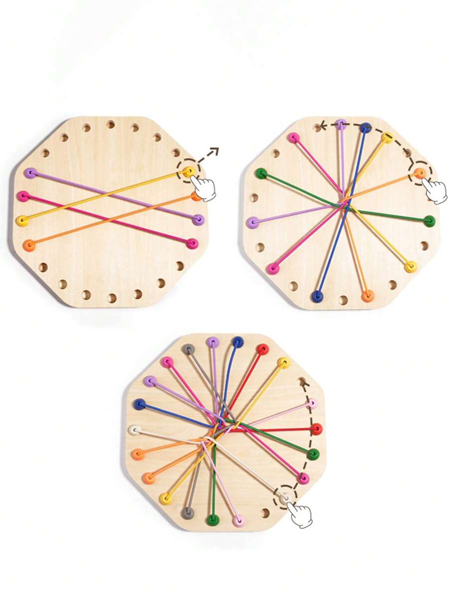 Wooden Rope Unraveling Game, Parent-Child Interactive Games, Fun Stress ...