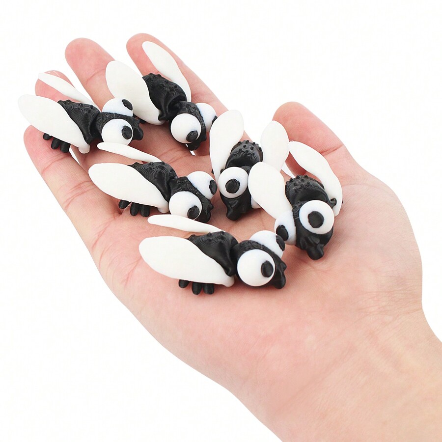 3D Printed Fly Model, Realistic Animal Figurine Ornament Entertaining ...