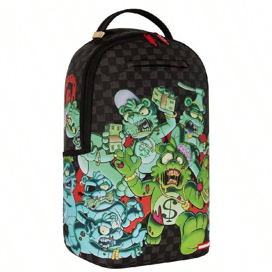 Sprayground Sprayground Zombie And The Gang Backpack Black Faux Leather ...