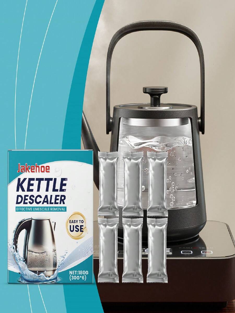 180g (30 X 6) Kettle Descaling Powder, Household Electric Kettle ...