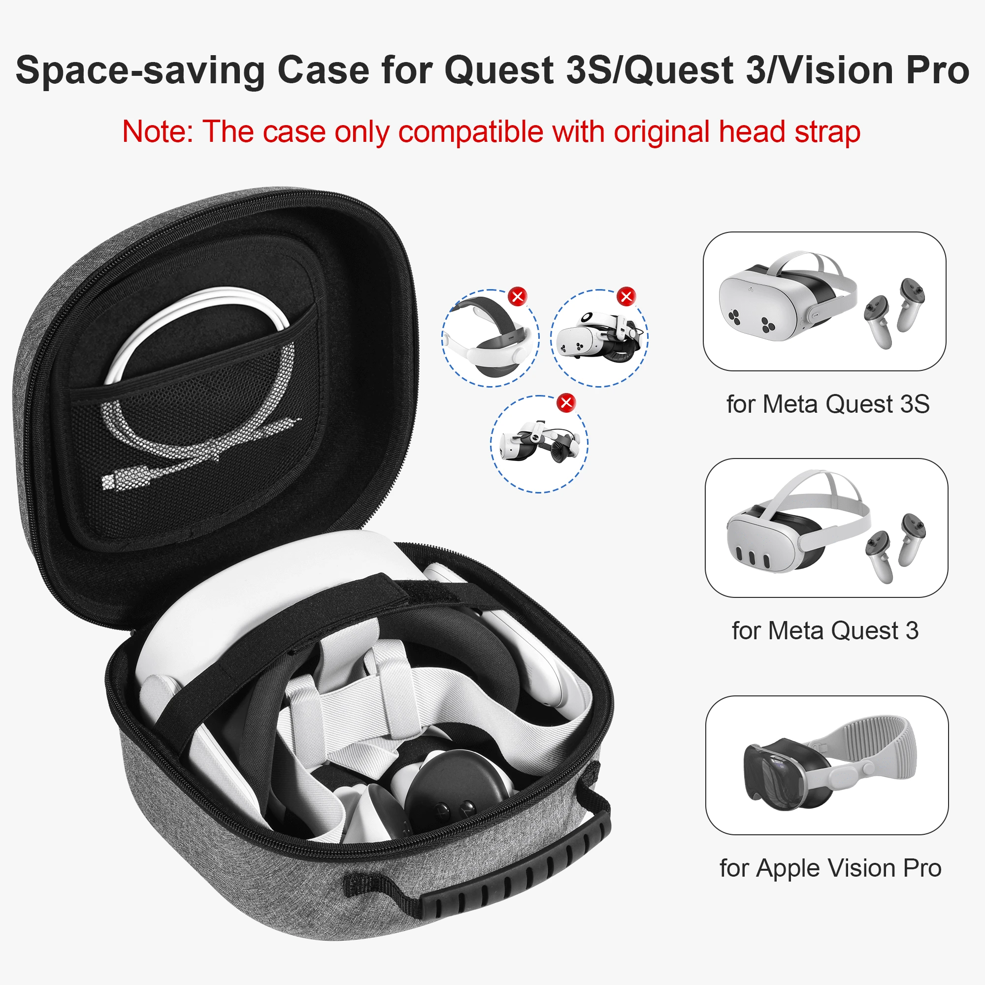 Meta Quest 3 VR Glasses Special Storage Case, Portable Backpack For ...