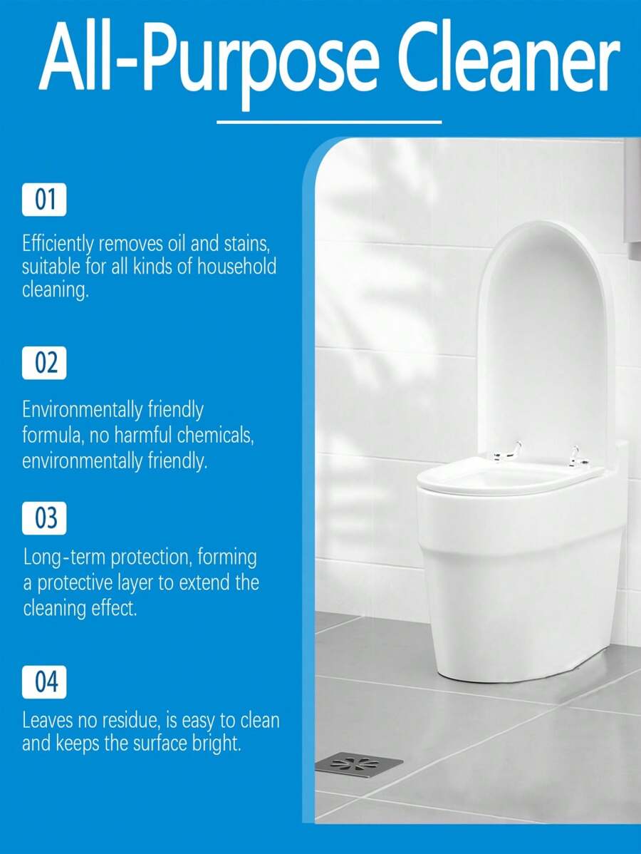 Multifunctional Cleaner For Bathroom And Kitchen, Multi-Surface ...