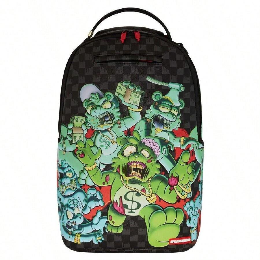 Sprayground Sprayground Zombie And The Gang Backpack Black Faux Leather ...