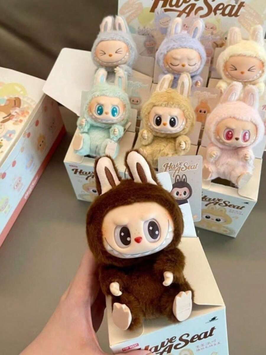 Caja sorpresa de Labuuu de moda COLOR SORPRESA AL AZAR LABUBU Llavero peluche coleccionables de ...