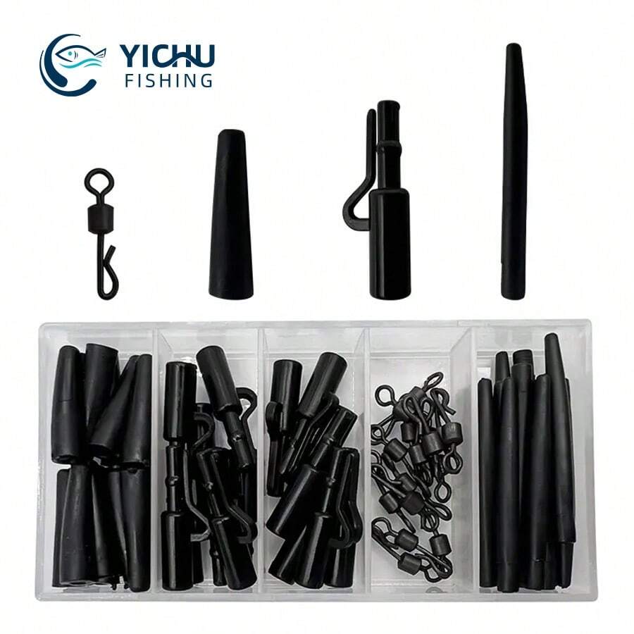 60 stuks karpervisserij accessoires terminal tackle kit, inclusief ...