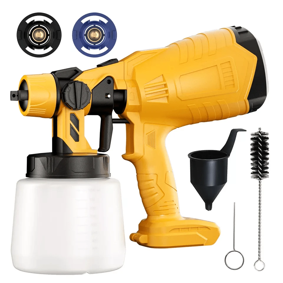 High Pressure Cordless Paint Sprayer With 2 Batteries Electric HVLP ...