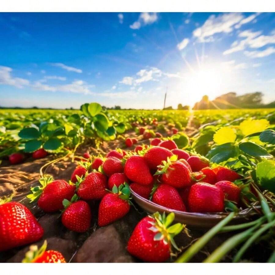 Rare Strawberry Four Seasons Strawberry Seeds For Planting - Fresh ...