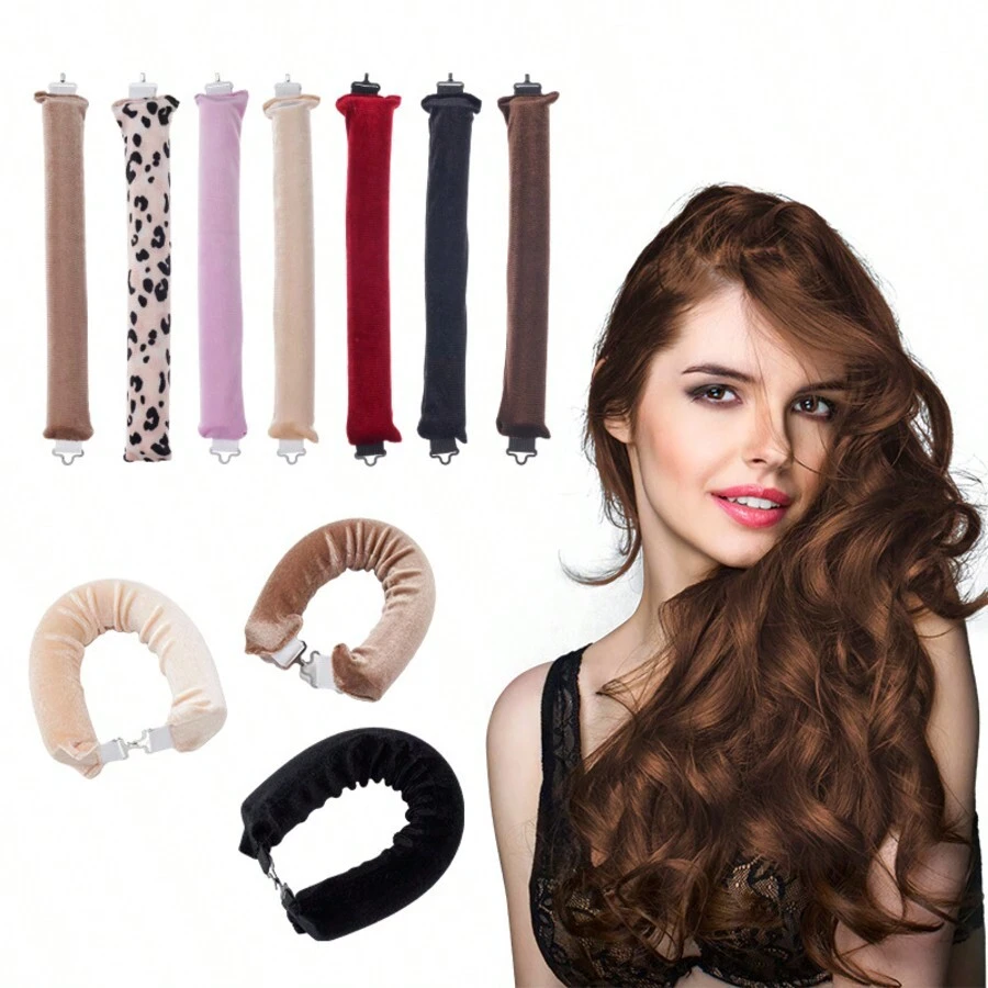 1pc No-Heat Curling Hair Roller, Slouchy Hair Curler Device, Simple ...