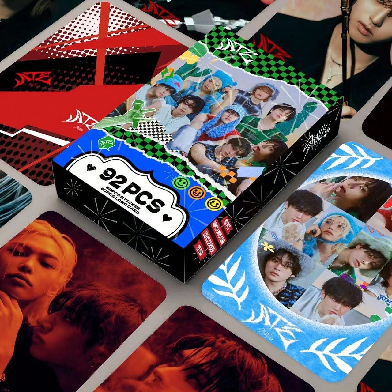 92pcs SK New Album Double-Sided Photocard, Boxed Photo Card, Instagam ...