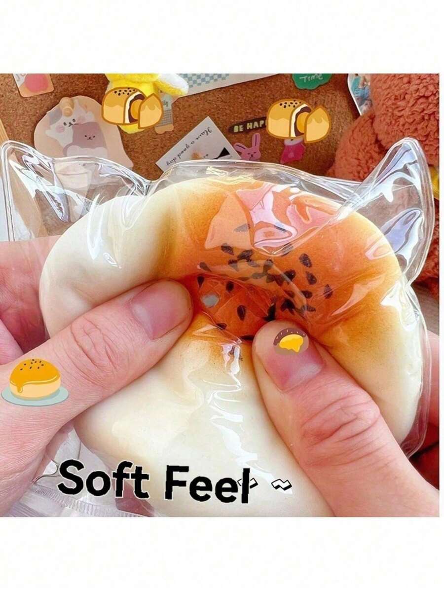 Random Styles Squishy Toys, Squeeze Toys, Cute Cartoon Dimsum Squishy ...