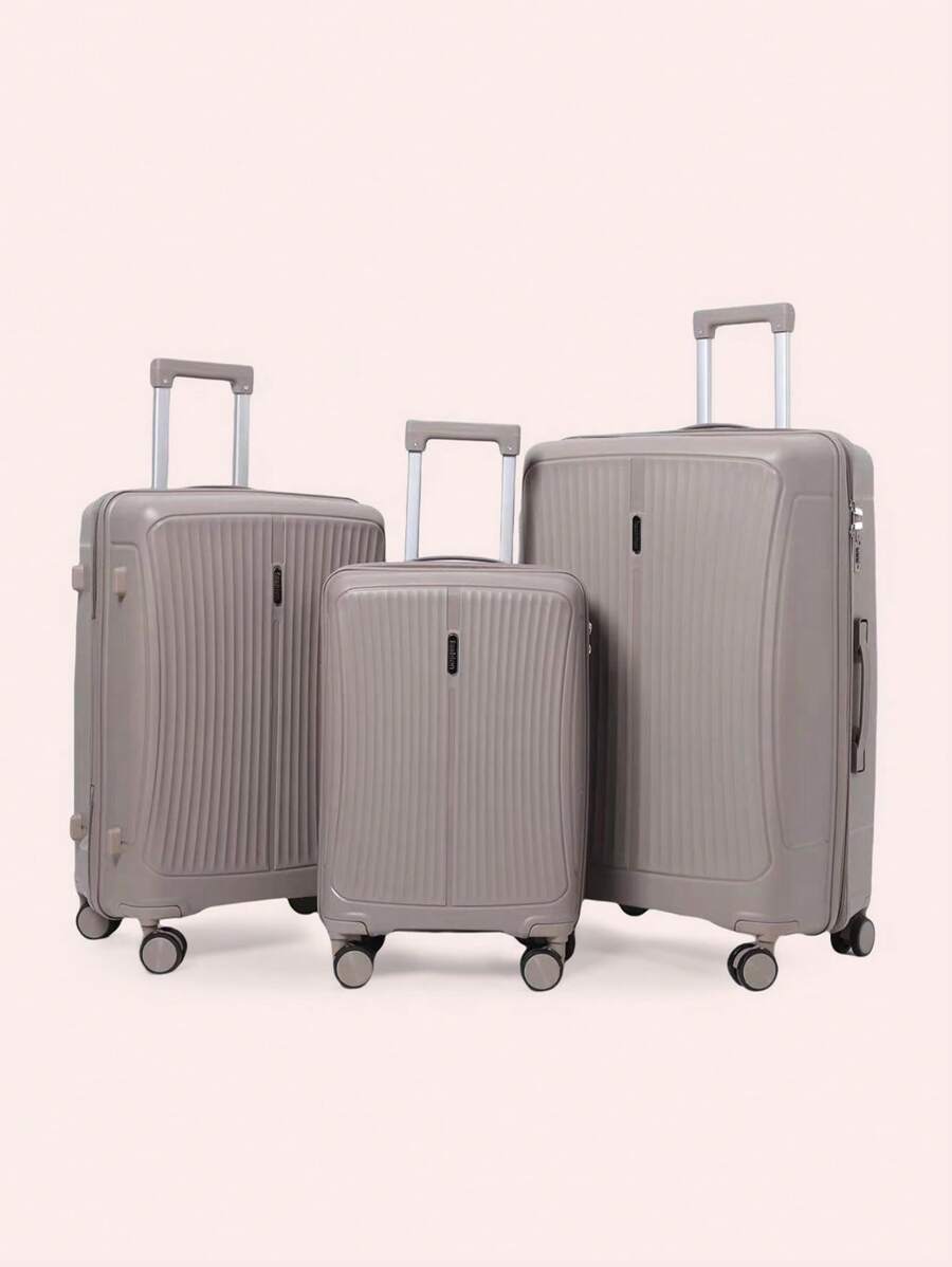 3PCS Luggage Set, 20/24/28 Inch, Lightweight Luggage With Coded Lock ...