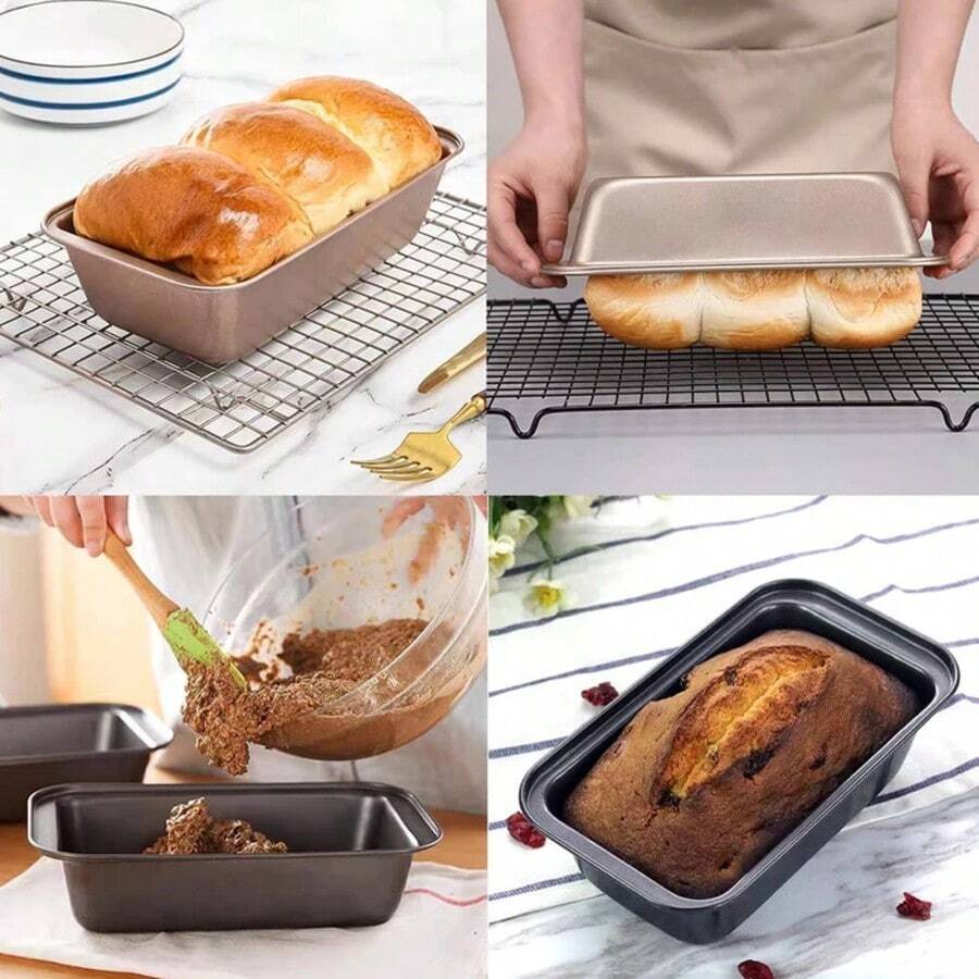 Nonstick Loaf Pan, Rectangle Carbon Steel Baking Toast Pan For Oven ...