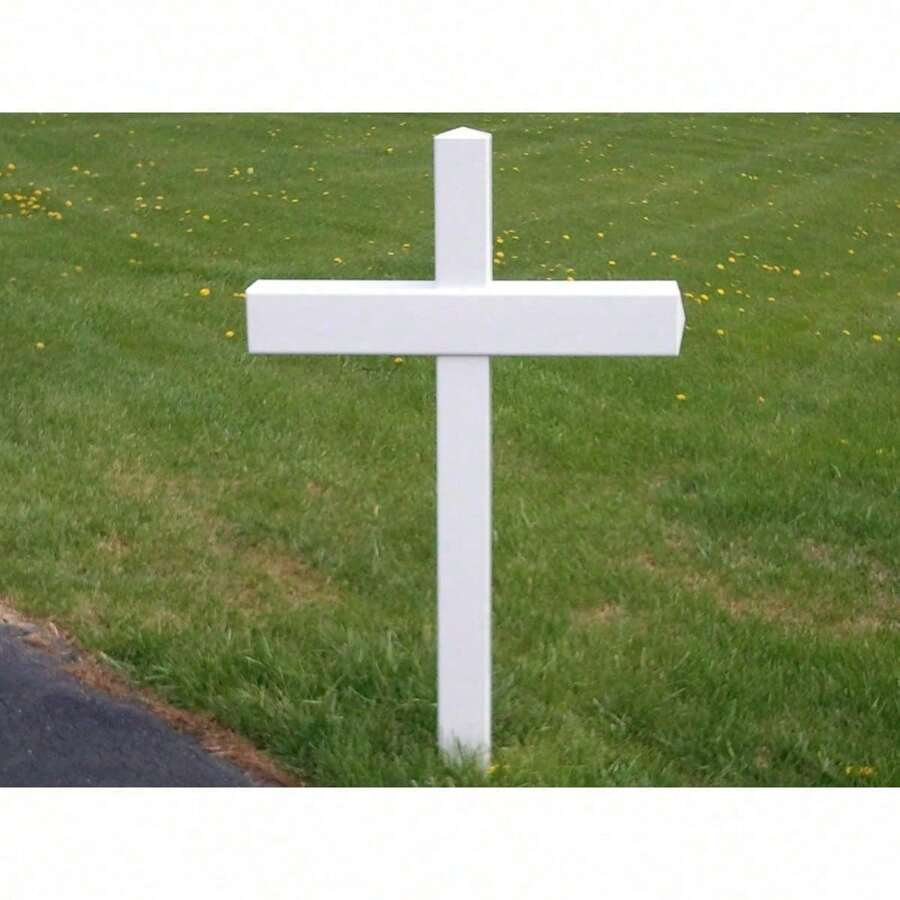 Double 54-In X 31-In White Vinyl Mailbox Post Sleeve | SHEIN PT