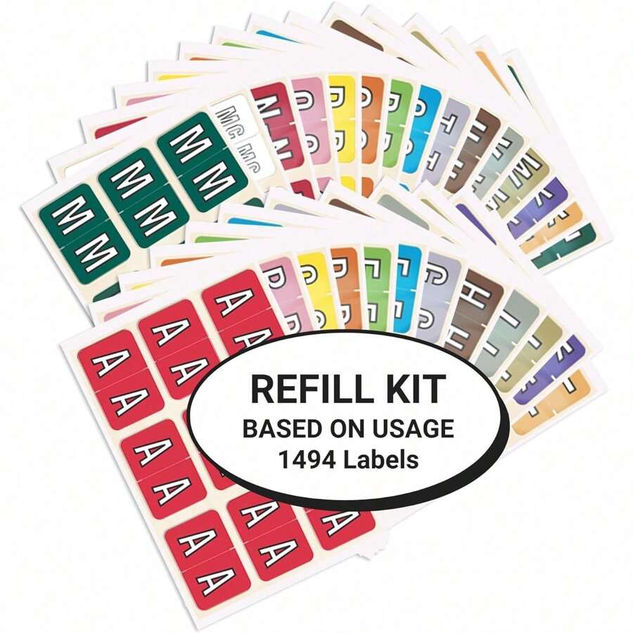 Labels For File Folders, Series Compatible Alpha Stickers, Medical ...