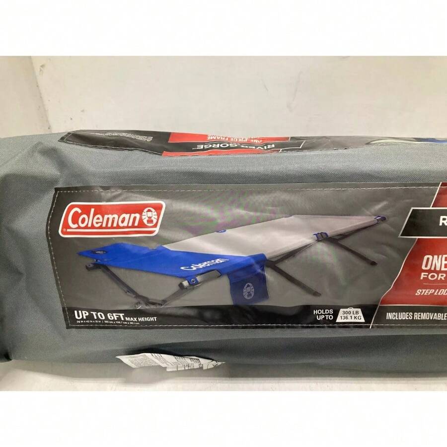 Coleman River Gorge EZ Travel Folding Camping Cot - Sleep Cot Measuring ...