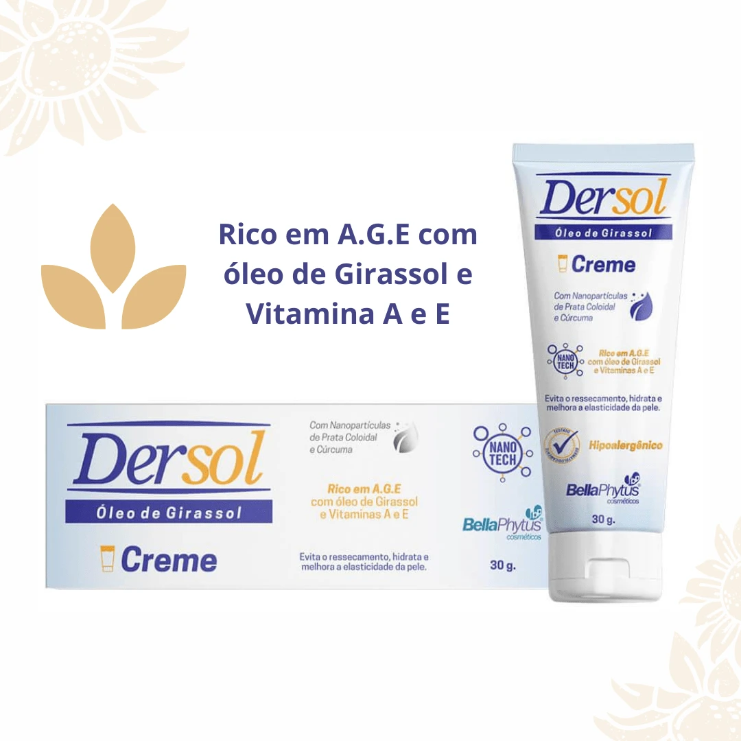 DERSOL CREME 100G - ÓLEO DE GIRASSOL | SHEIN Brasil