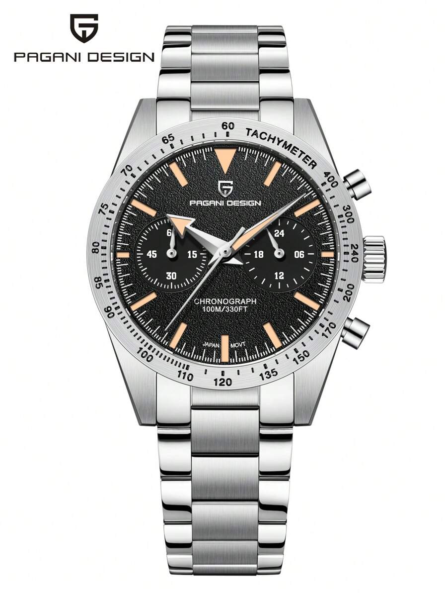 PAGANI DESIGN Reloj de cuarzo para hombres PAGANI DESIGN 2025 Marca de lujo superior Japón VK64 ...