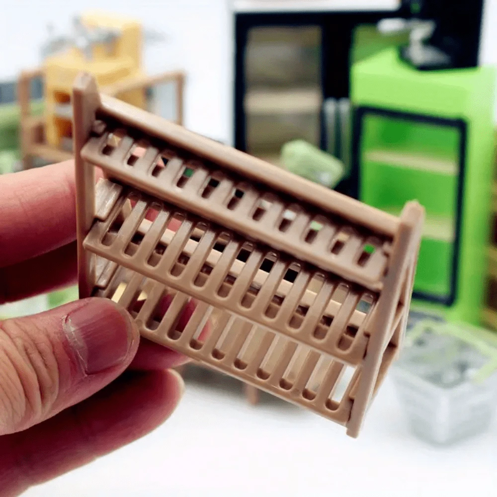 1/12 Scale Mini Multi-Layer Storage Cabinet - Acrylic DIY Decor, Ideal ...