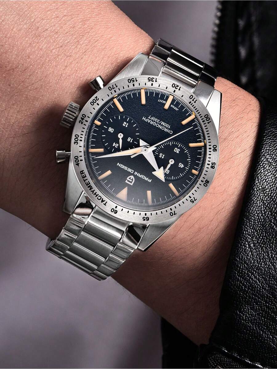 PAGANI DESIGN PAGANI DESIGN 2025 Męski zegarek kwarcowy Japonia VK64 Najlepsza luksusowa marka ...