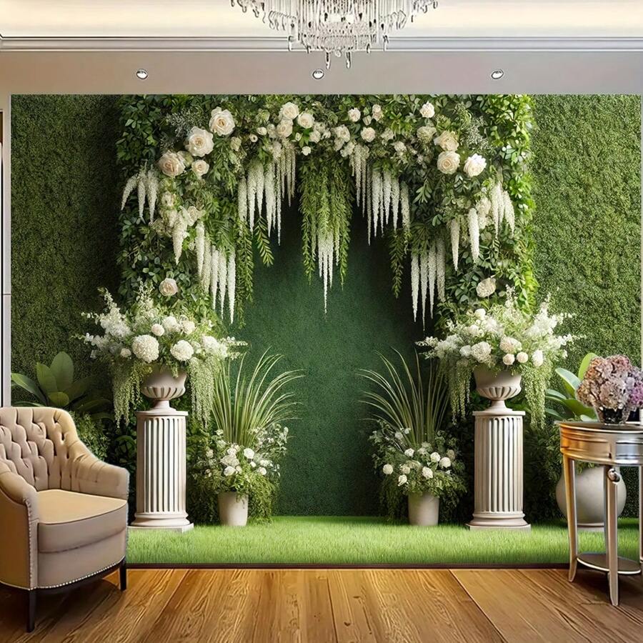 Versatile Green Leaf Backdrops For Weddings, Parties And Birthdays, No ...