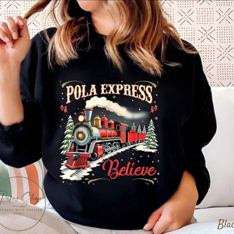Polar Express Train Christmas Movie Believe Family Christmas, Polar ...