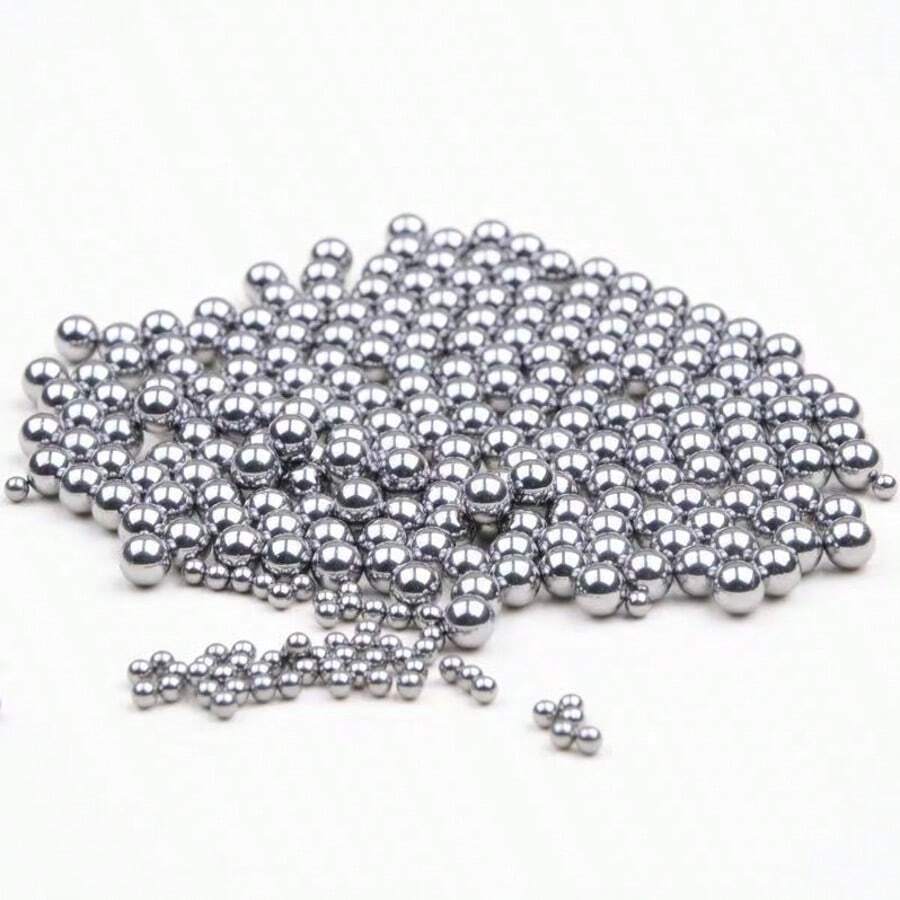 100pcs Carbon Steel Slingshot Ammo, Steel Balls, Solid Round Pellets ...