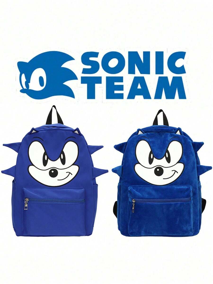 bandai Hedgehog New Versatile Large Capacity Backpack Cartoon Anime ...