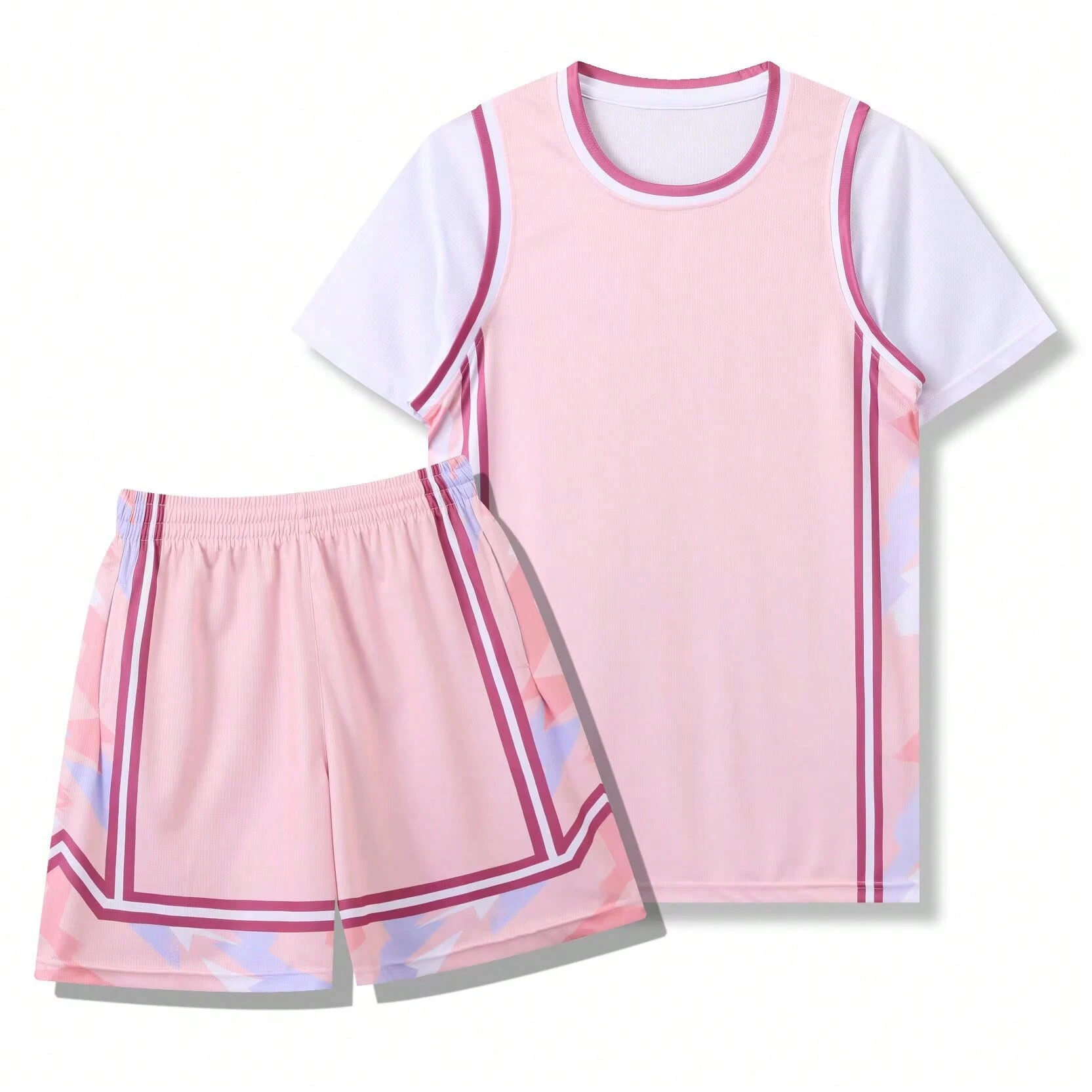 2pcs Personalized Tween Boys Basketball Jersey- Customized Text,Number ...