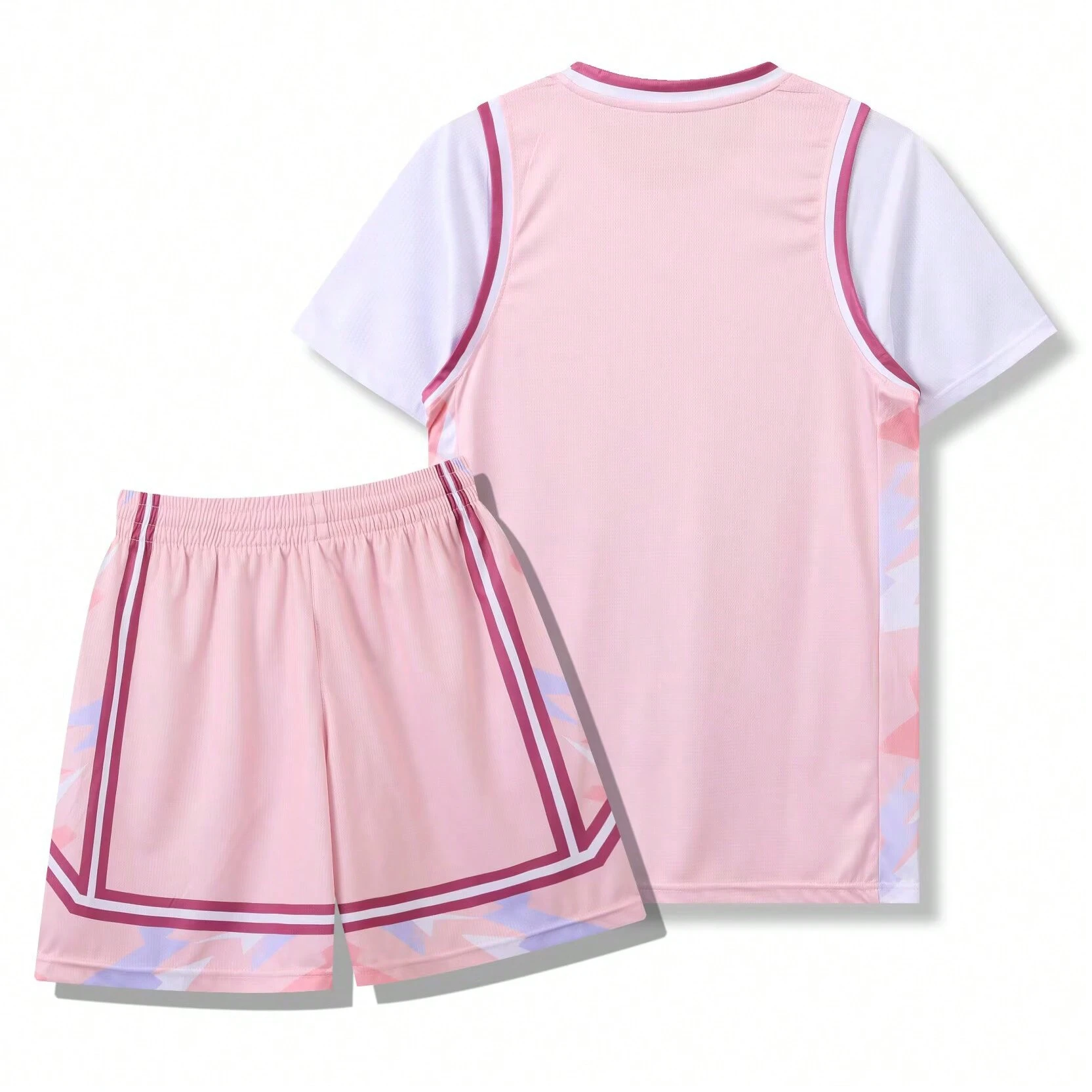 2pcs Personalized Tween Boys Basketball Jersey- Customized Text,Number ...