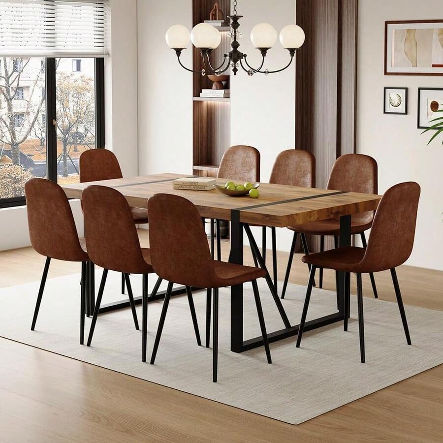 9 Piece Dining Table Set, Dining Table Set For 8, Dining Room Table Set ...