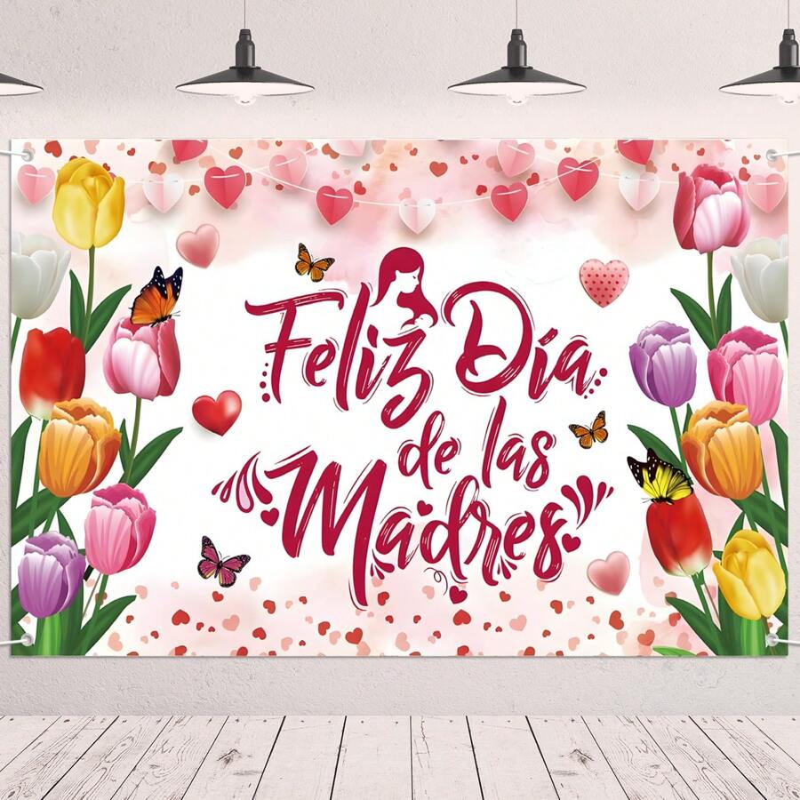 Mother's Day Decorations "Feliz Dia De Las Madres" Banner, "Feliz Dia ...