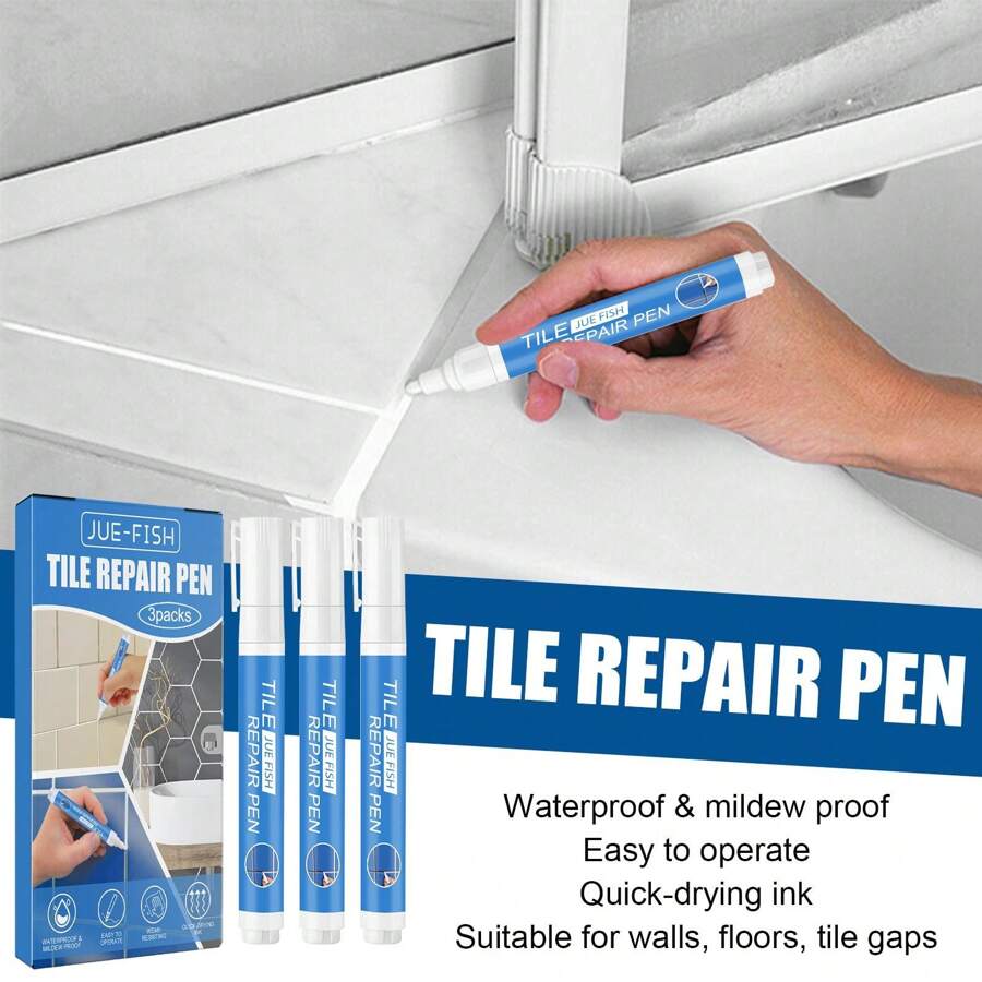 rayhong Jue-Fish Ceramic Tile Repair Pen, Waterproof And Mold-Proof ...