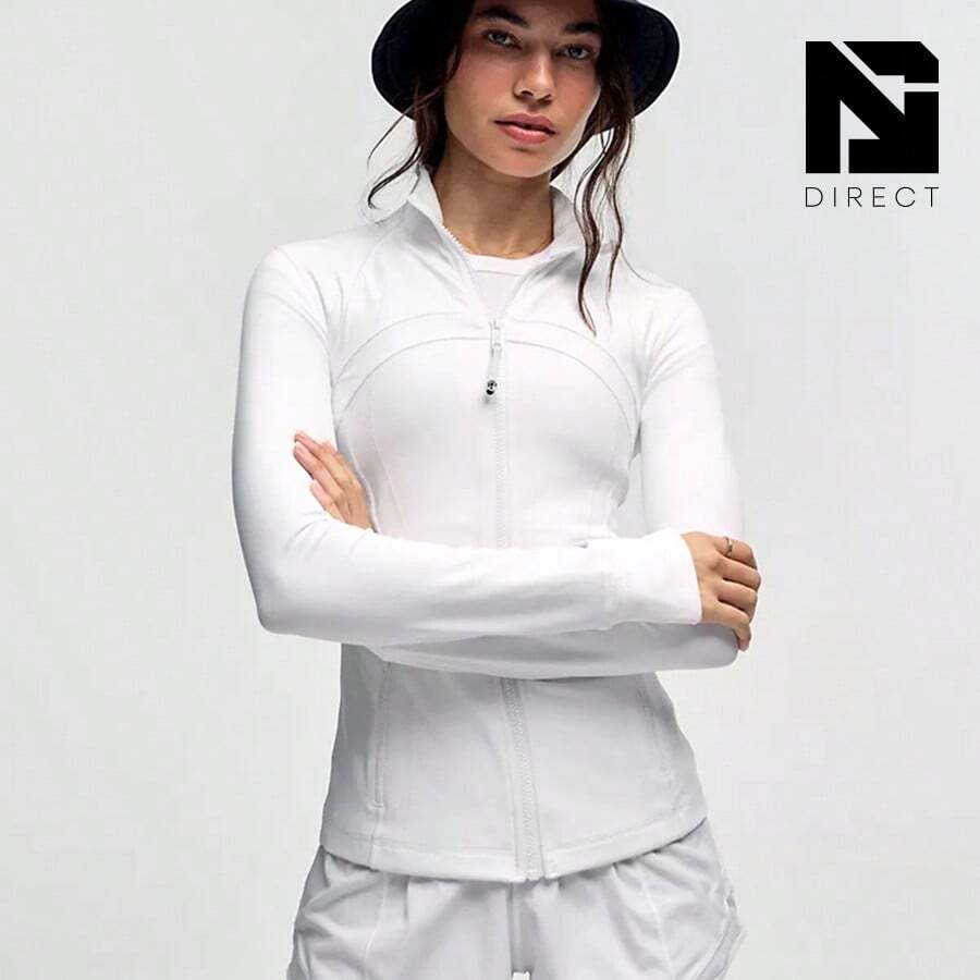 Define Jacket Nulu Women's Lightweight, Full Zip Running Track Jacket ...