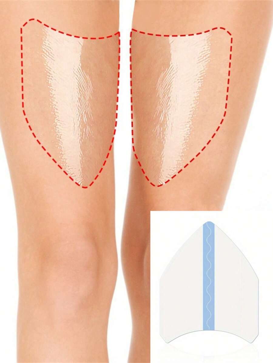 2 pièces Protections anti-frottement invisibles pour les cuisses et les mollets. Bandes anti ...
