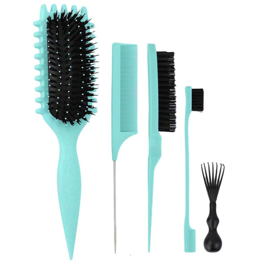 Curl Defining Brush, Curly Define Styling Hair Brush, Boar & Nylon ...