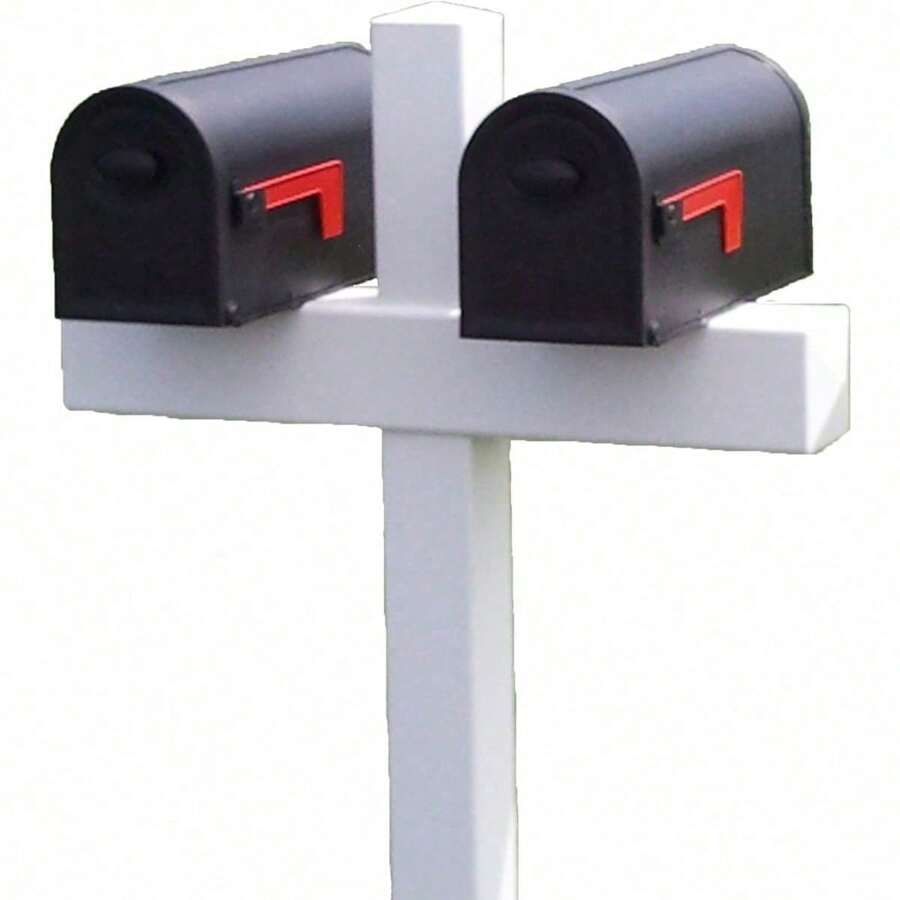 Double 54-In X 31-In White Vinyl Mailbox Post Sleeve | SHEIN UK