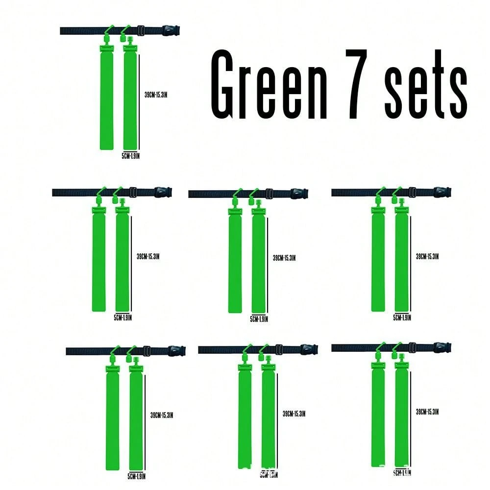 DEFIT American Football Waist Flag, PVC Streamer Detachable Waistband ...