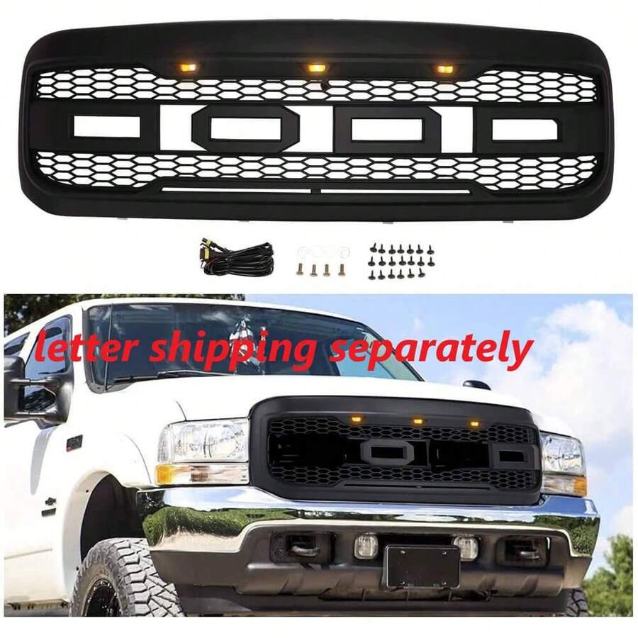 Matte Black Raptor Grill For F250/F350 Trucks | SHEIN USA