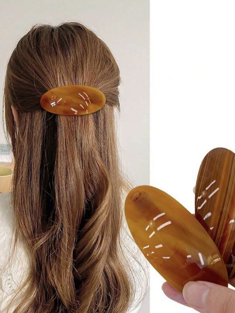 Korean Version Vinegar Hair Accessory Half Zip Hair Clip For Women ...