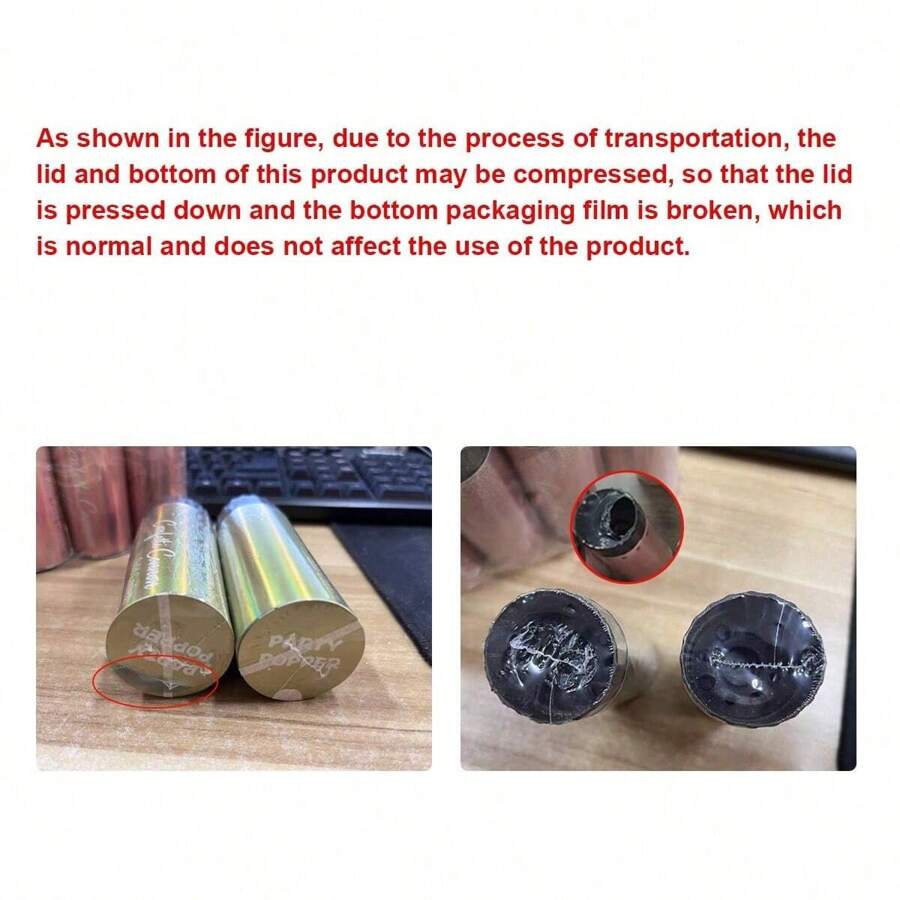 5pcs Multicolor Confetti Pull String Party Popper (Do Not Point The ...