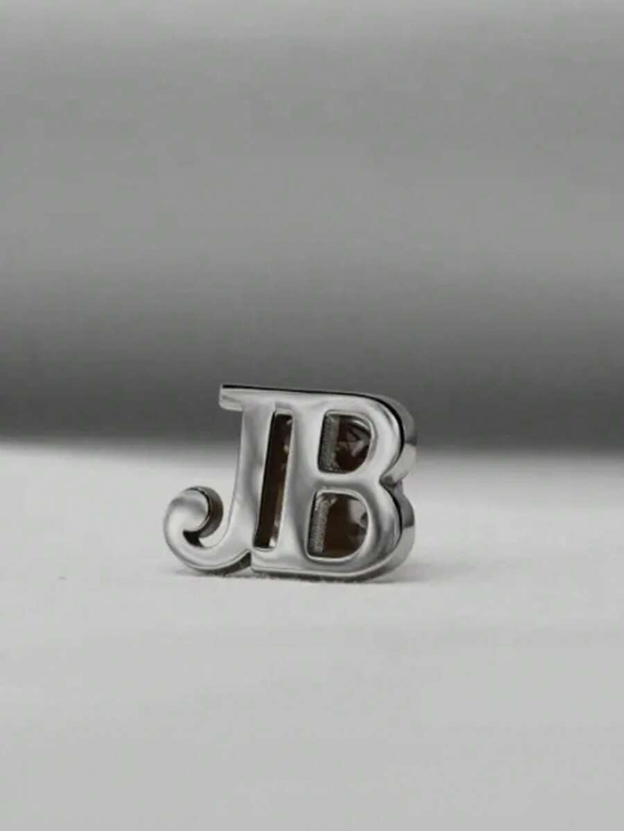 1 Pc Personalized Customized Letter Lapel Pin, Unique Letter Lapel Pin ...